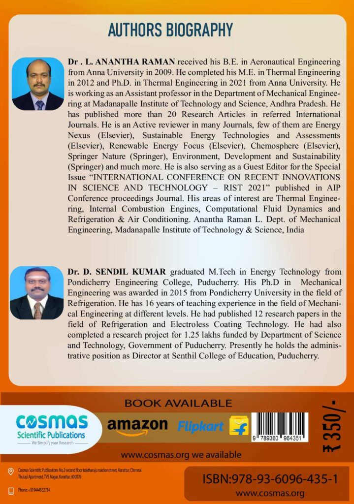 INTRODUCTION TO HEAT TRANSFER – COSMAS Scientific Publications